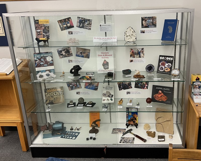 E.P. Foster Library Display | Ventura Gem & Mineral Society